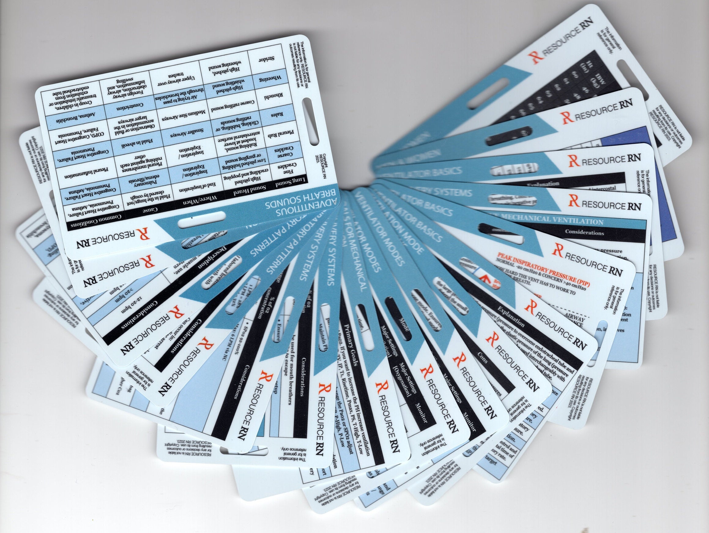 Medical Badge Card Set: RN, PA, EMT Reference (37 Cards) - Etsy