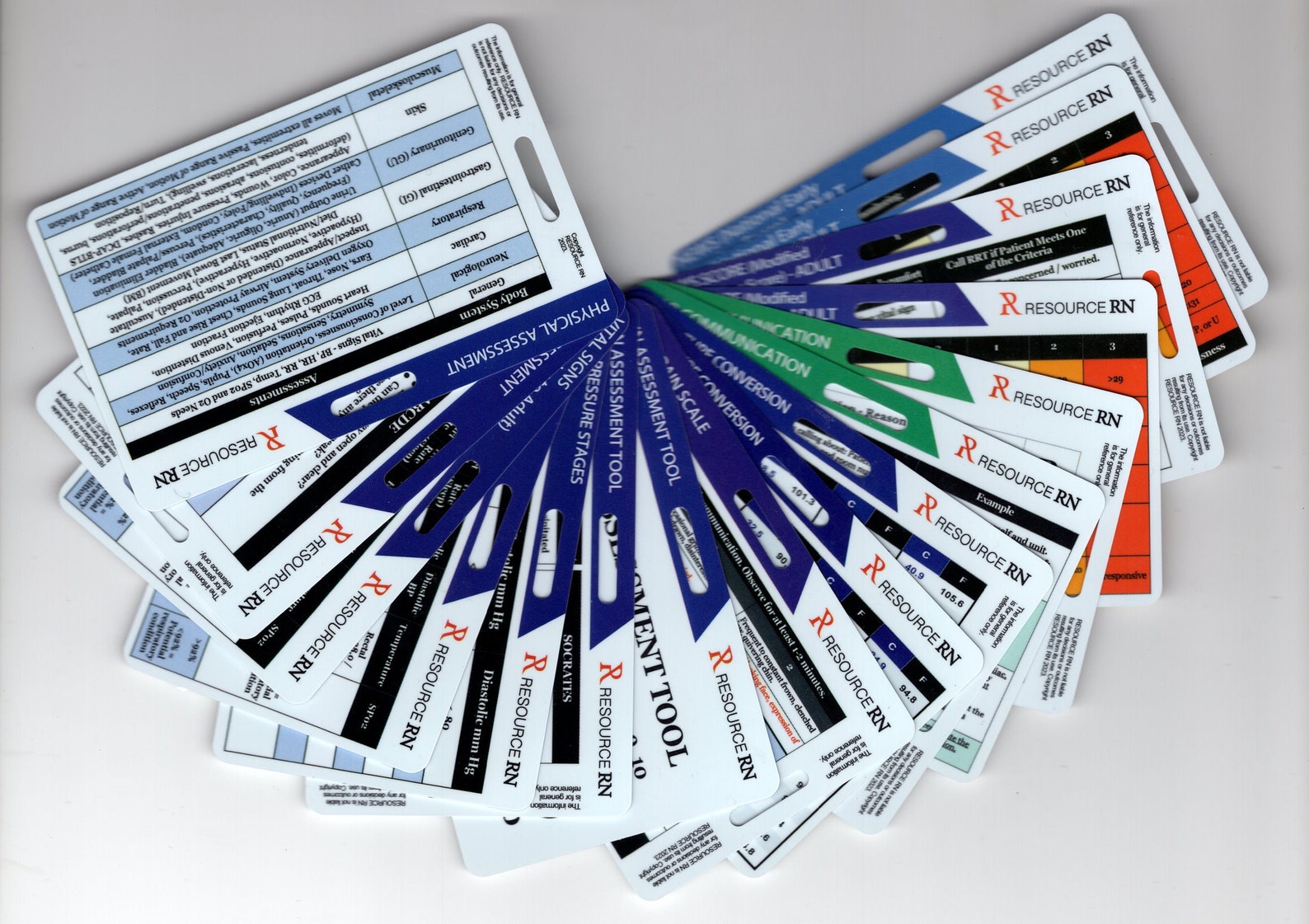 Medical Badge Card Set: RN, PA, EMT Reference (37 Cards) - Etsy