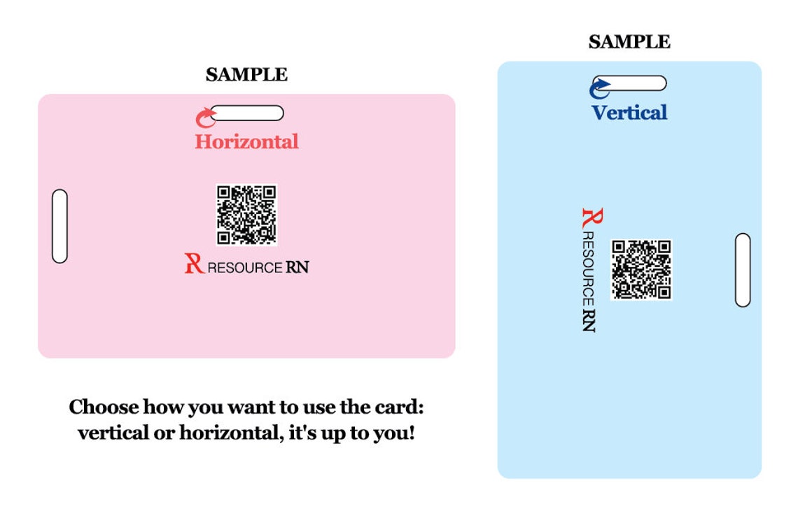 Arterial Blood Gas ABG Horizontal and Vertical Badge Card Pocket Guide ...