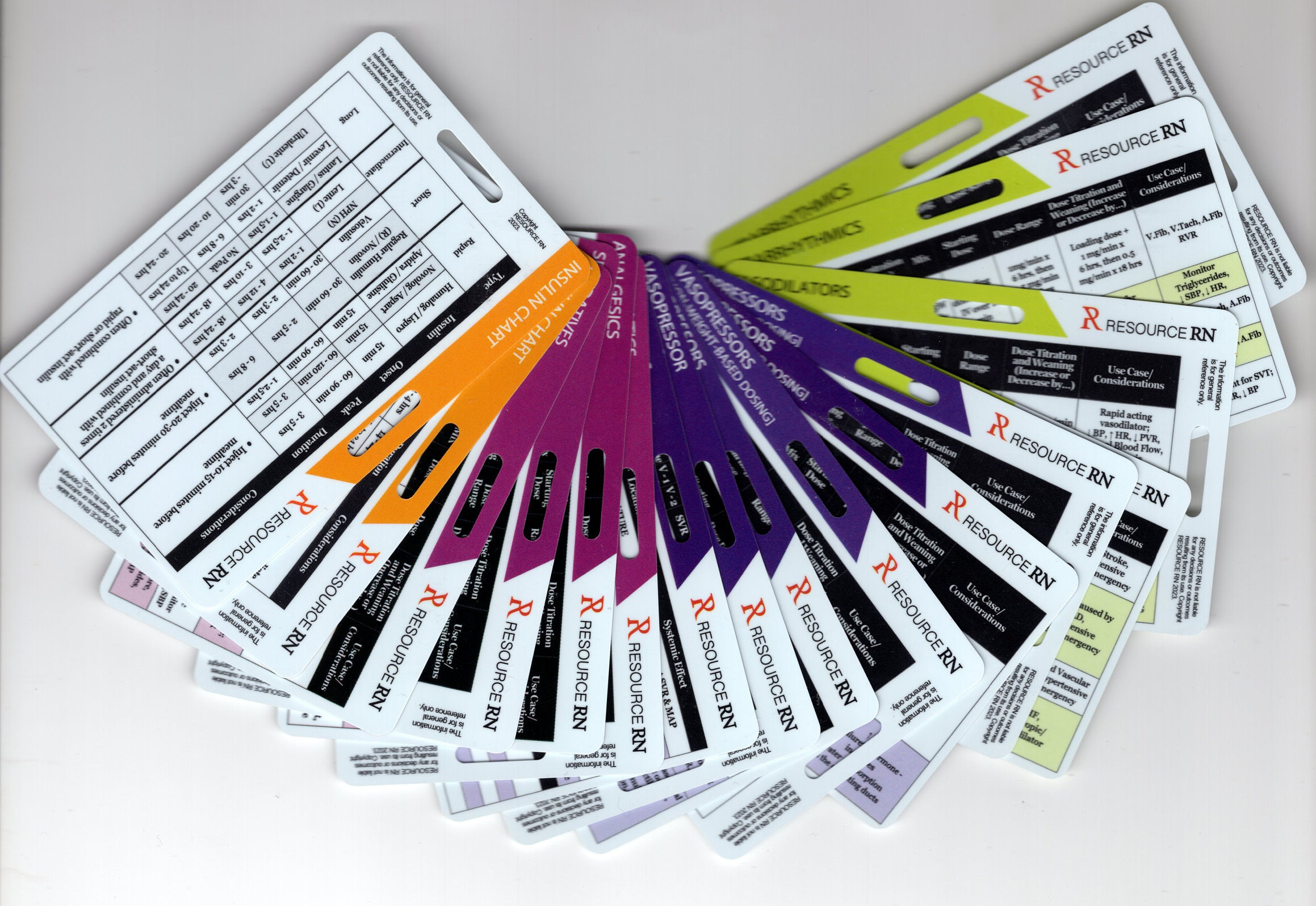 Medical Badge Card Set: RN, PA, EMT Reference (37 Cards) - Etsy
