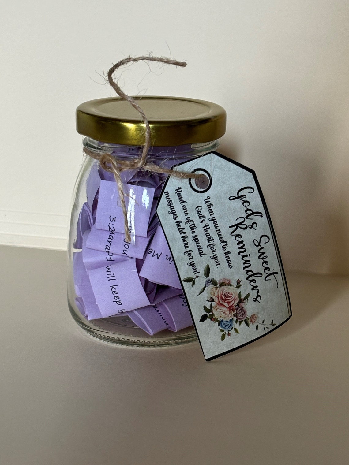 Personalized Blessing Jar God's Sweet Reminders Bible Verse Jar - Etsy