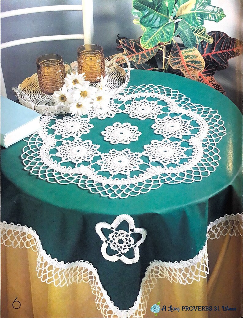 Dinner is Served Table Decor 4 Crochet Patterns PDF Download - Etsy