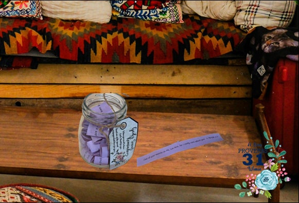 Personalized Blessing Jar God's Sweet Reminders Bible Verse Jar - Etsy