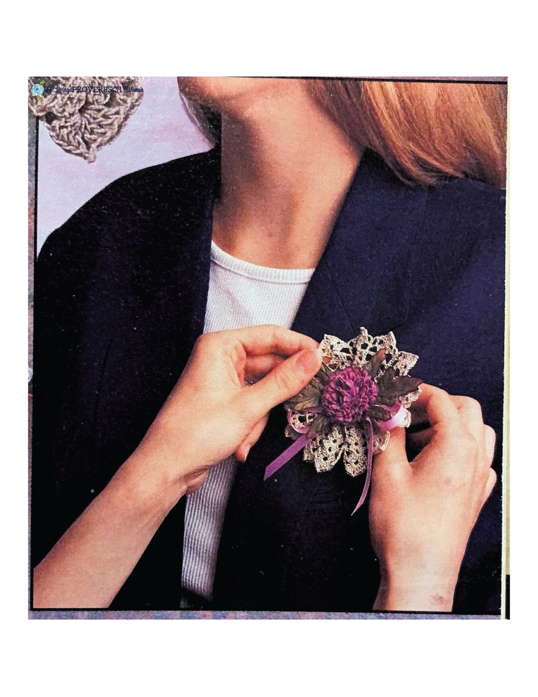 Tussie-mussie Pin Magnet Crochet Pattern PDF Download - Etsy