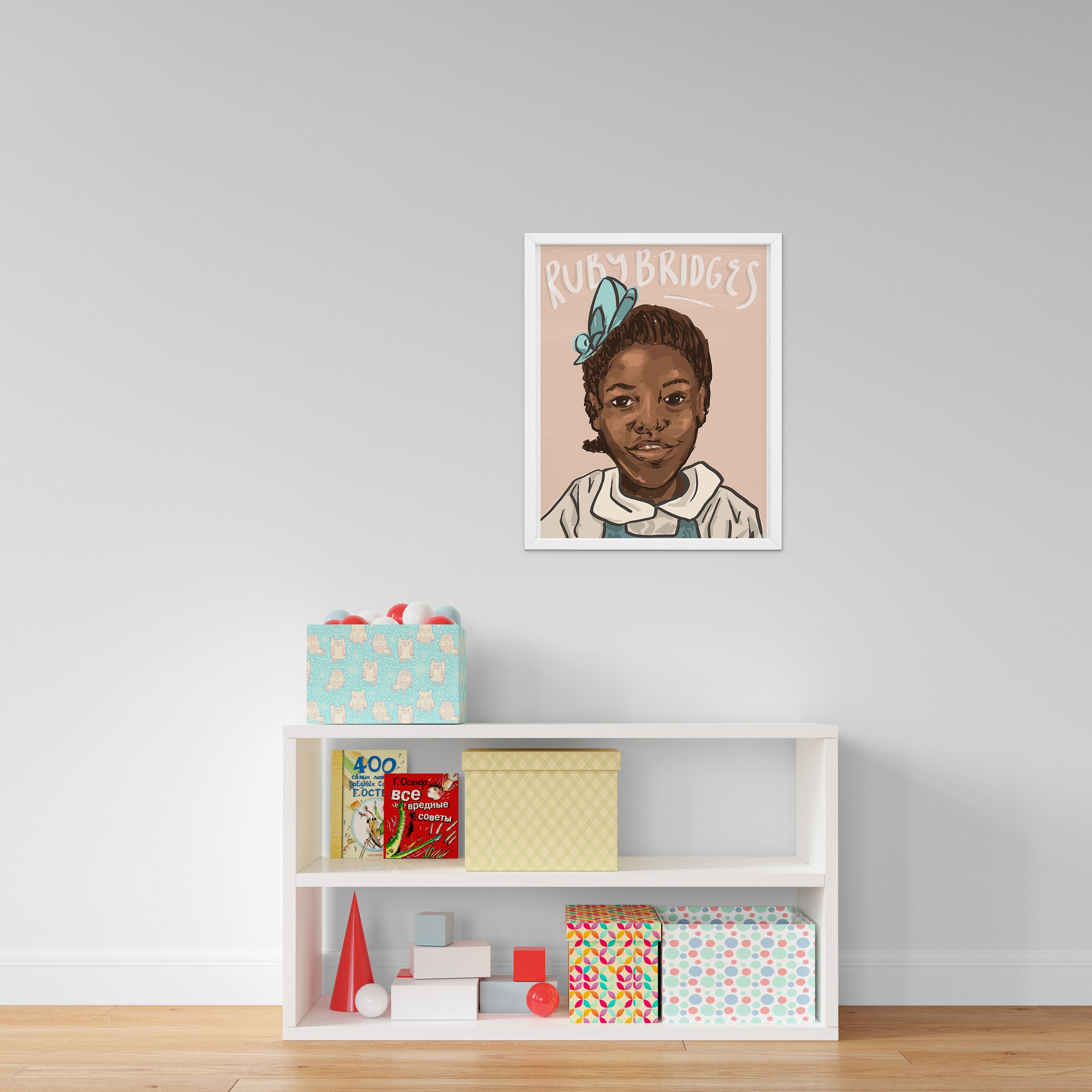 Ruby Bridges Painting | Black History Month Prints | Black Historical ...