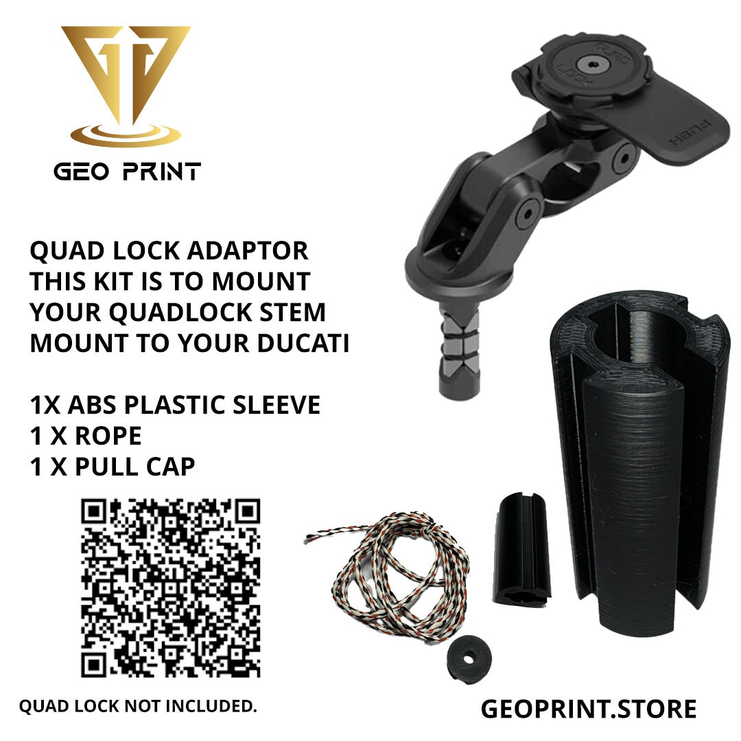 Ducati Quad Lock Stem Mount Adapter ABS - HEAT PROOF - Etsy