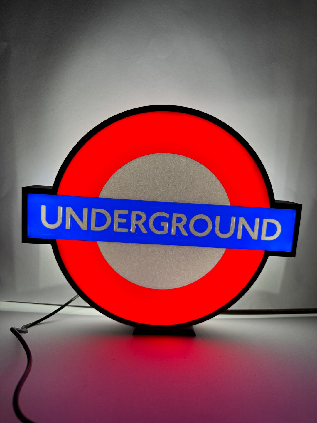 London Underground LED Light Box - Etsy