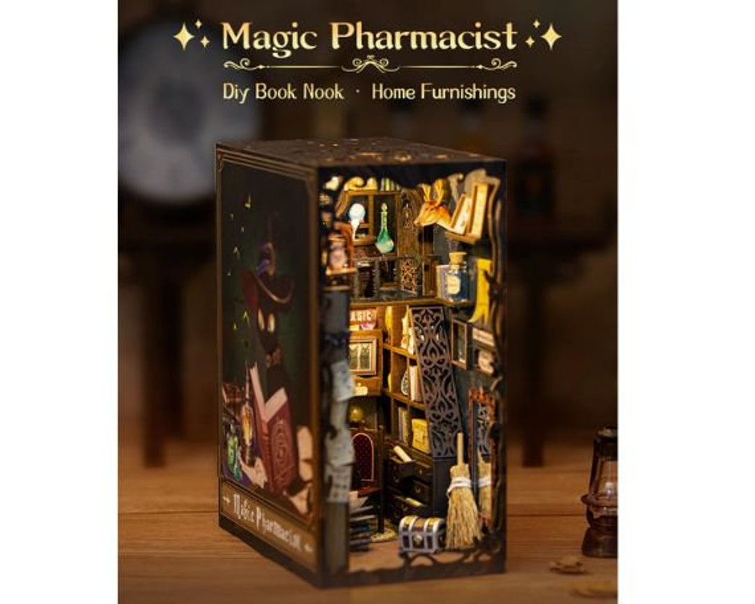 Harry Potter DIY Book Nook Kit Book Nook Shelf Insert Book - Etsy