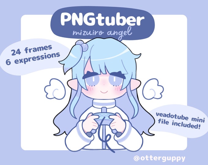 Black Cat Pngtuber Vtuber Model, Ready to Use Streamer Avatar, for OBS ...