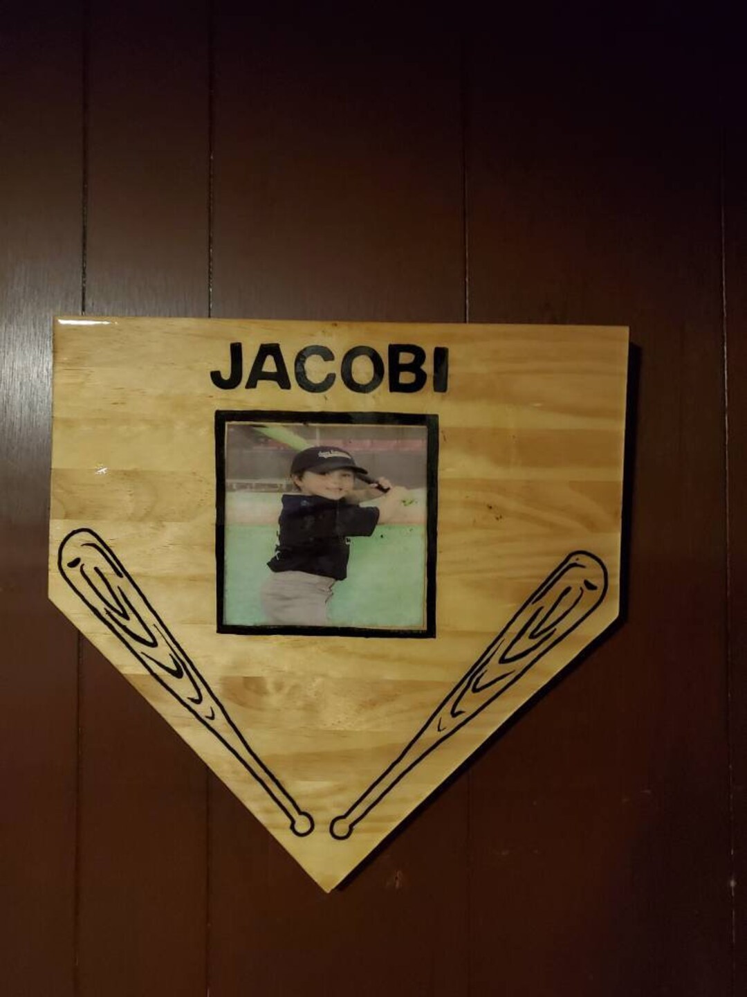 Baseball Home Plate Sign - Etsy