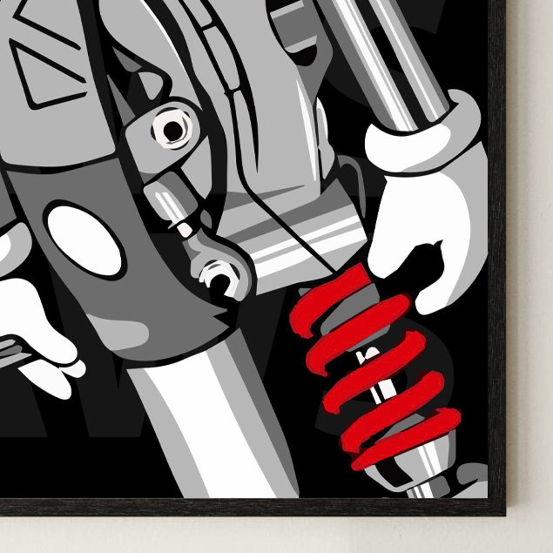 Hypebeast Kaws Robot Inspired Poster - Digital Download Print - Modern ...