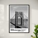 NYC Bridge Poster SET/BUNDLE Digital Download Print Brooklyn George ...