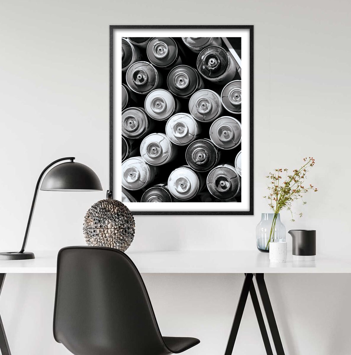 Spray Can BW Poster Digital Download Print Photography Contemporary ...