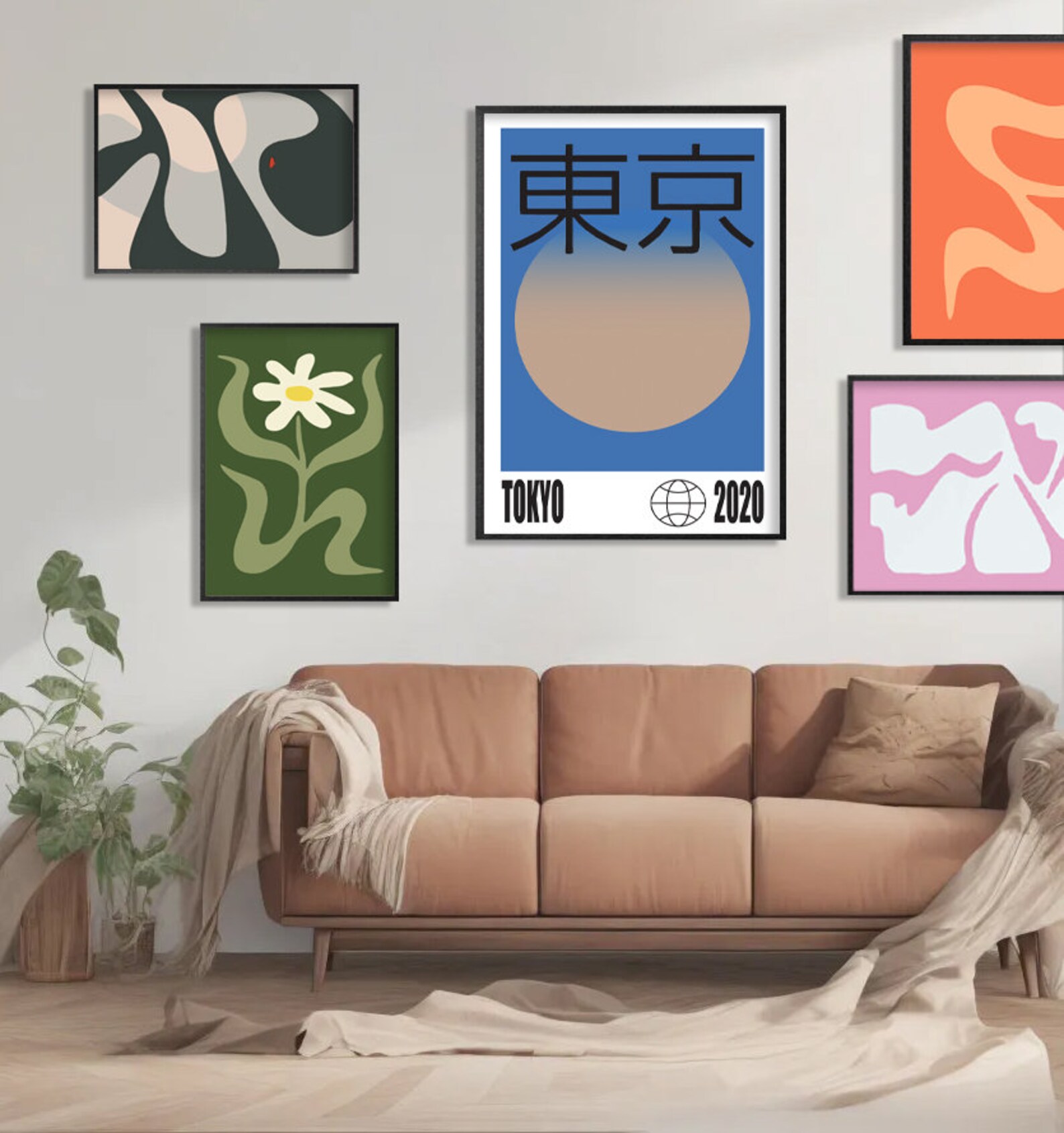 Tokyo Poster Digital Download Print Home Decor Modern Wall Art ...