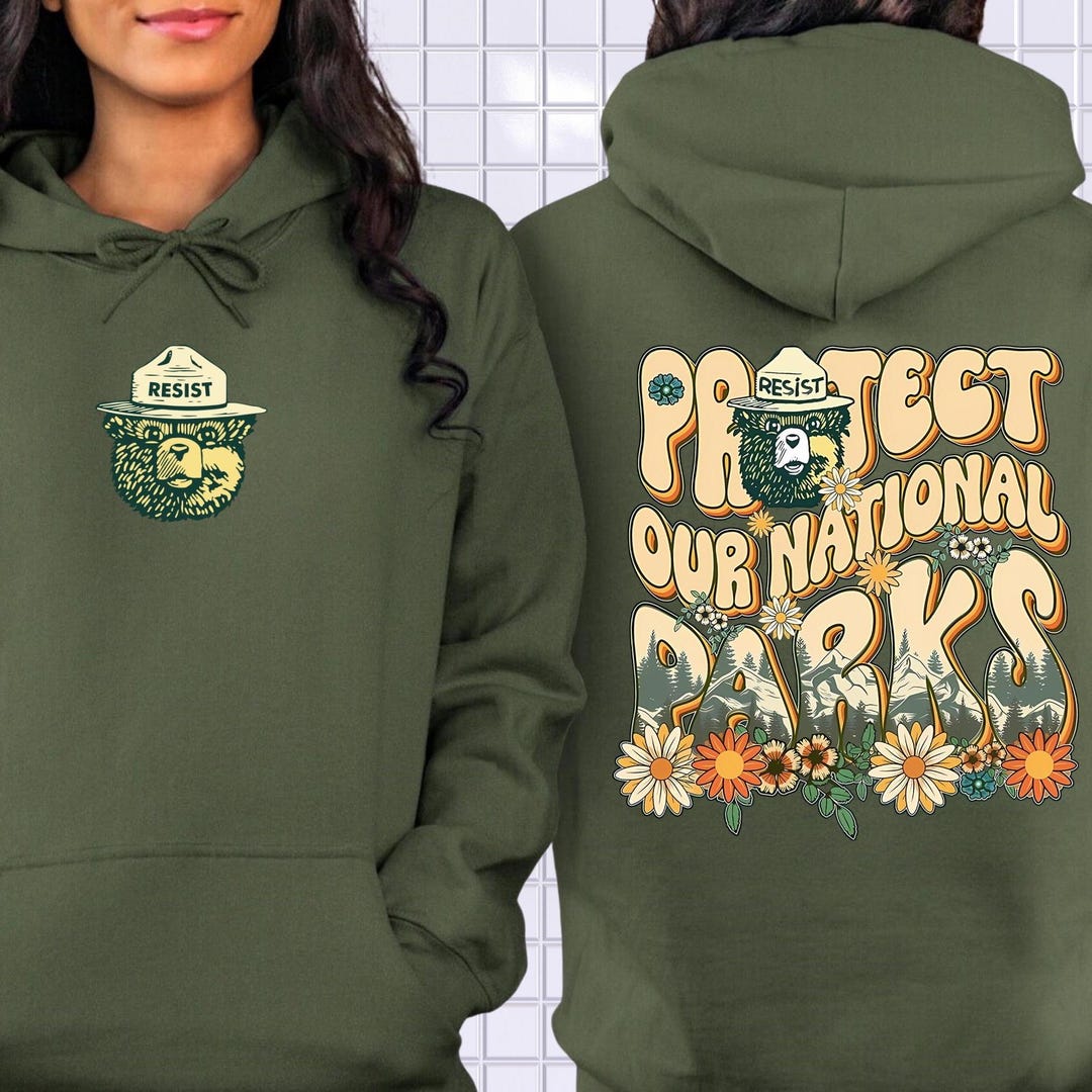 Protect Our National Parks Hoodie, Wildlife Lover Gift, Nature ...