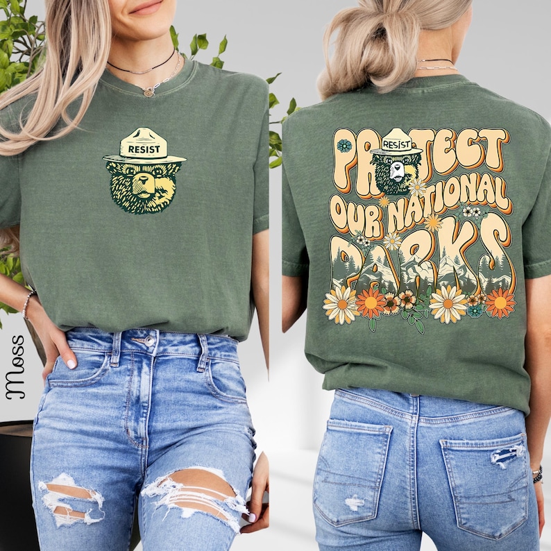 Comfort Colors National Parks Bear Tee: Environmental Activism Shirt - Etsy