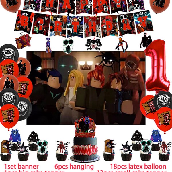 Roblox Party Supplies - Etsy