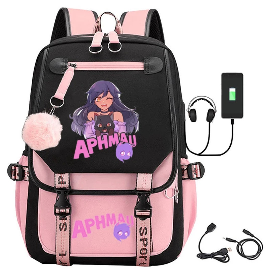 Custom Aphmau Backpack Kawaii School Bag Kids Cartoon - Etsy Australia