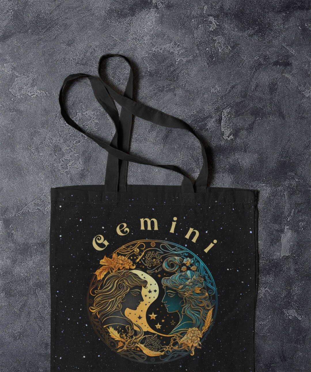 AOP Tote Bag, Zodic, Astrology, Gemini Bag - Etsy