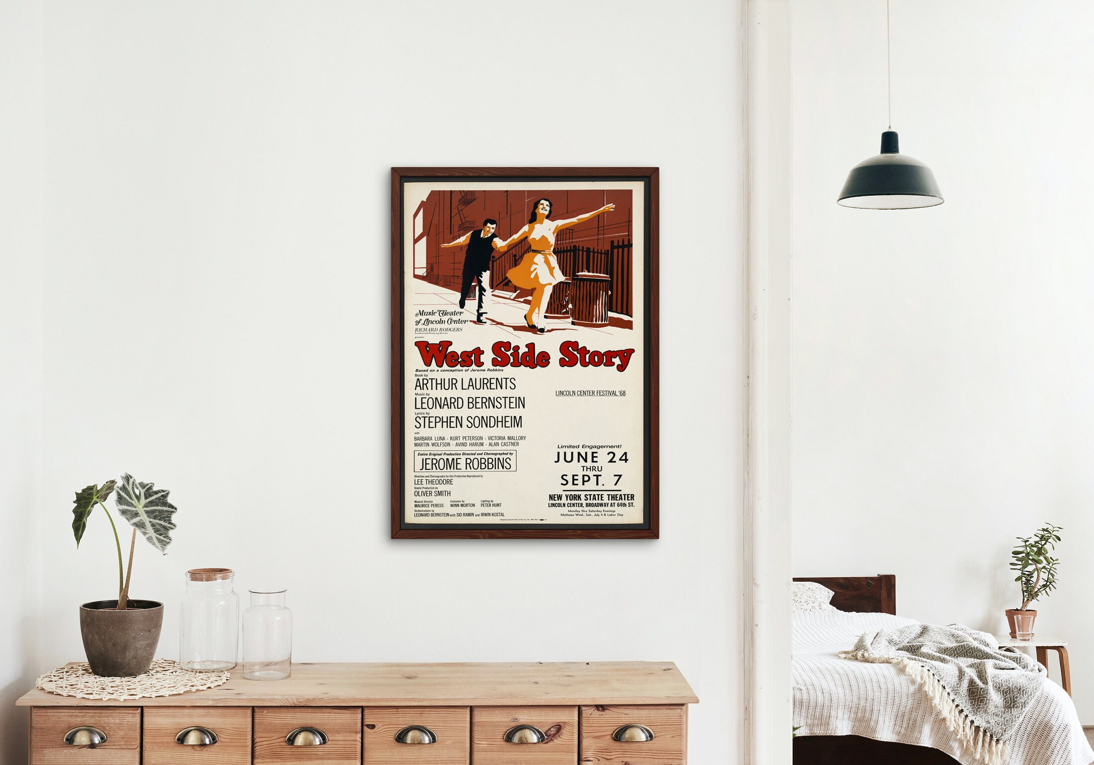 West Side Story Minimalist Poster Broadway Musical Print Billboard ...