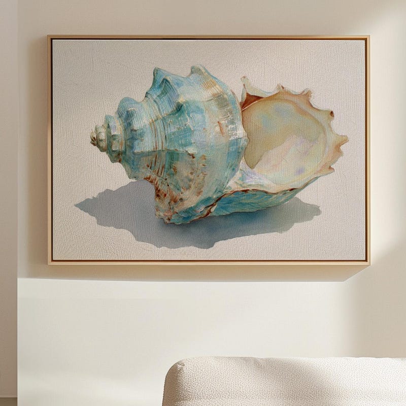 Conch Shell Art - Etsy