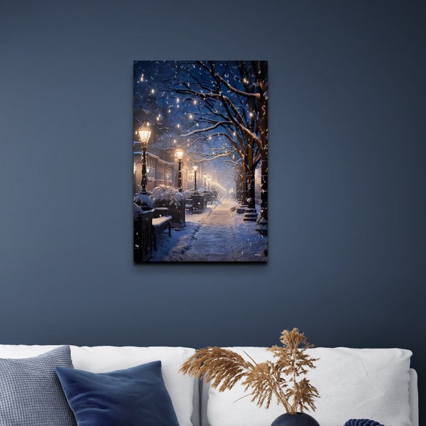 Christmas Canvas Art - Etsy
