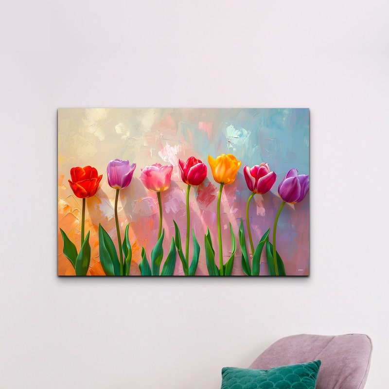Tulip Wall Art - Etsy