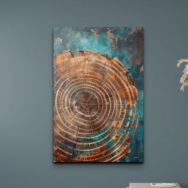 Tree Ring Art - Etsy
