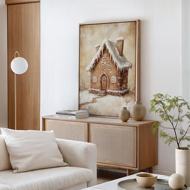 Gingerbread Wall Art - Etsy