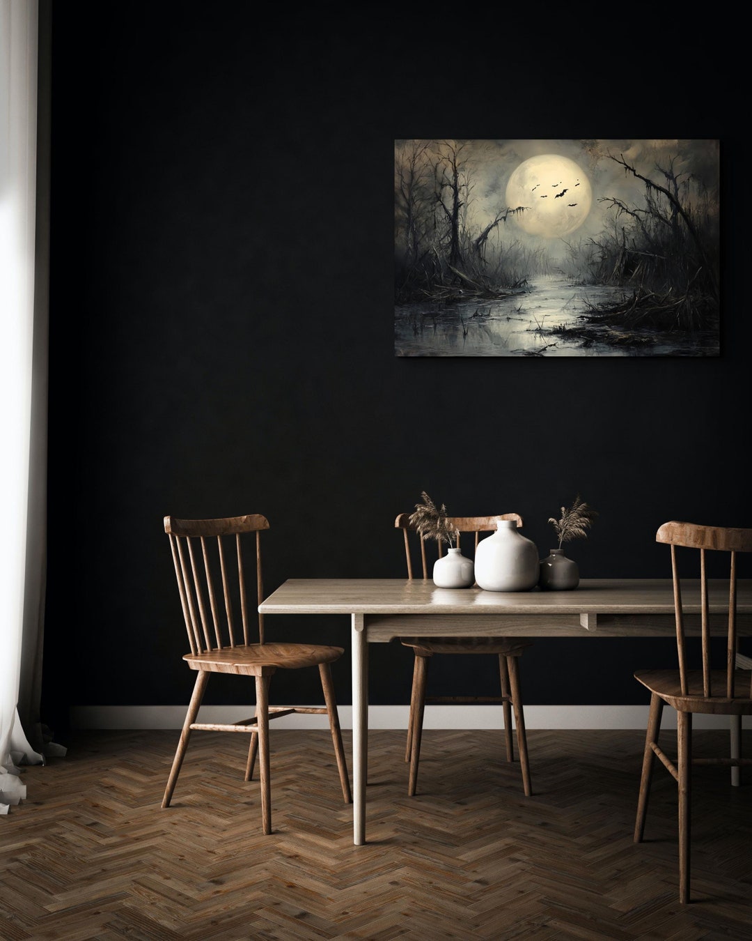 The Original Haunted Swamp Ready to Hang Canvas Wall Art Print ...
