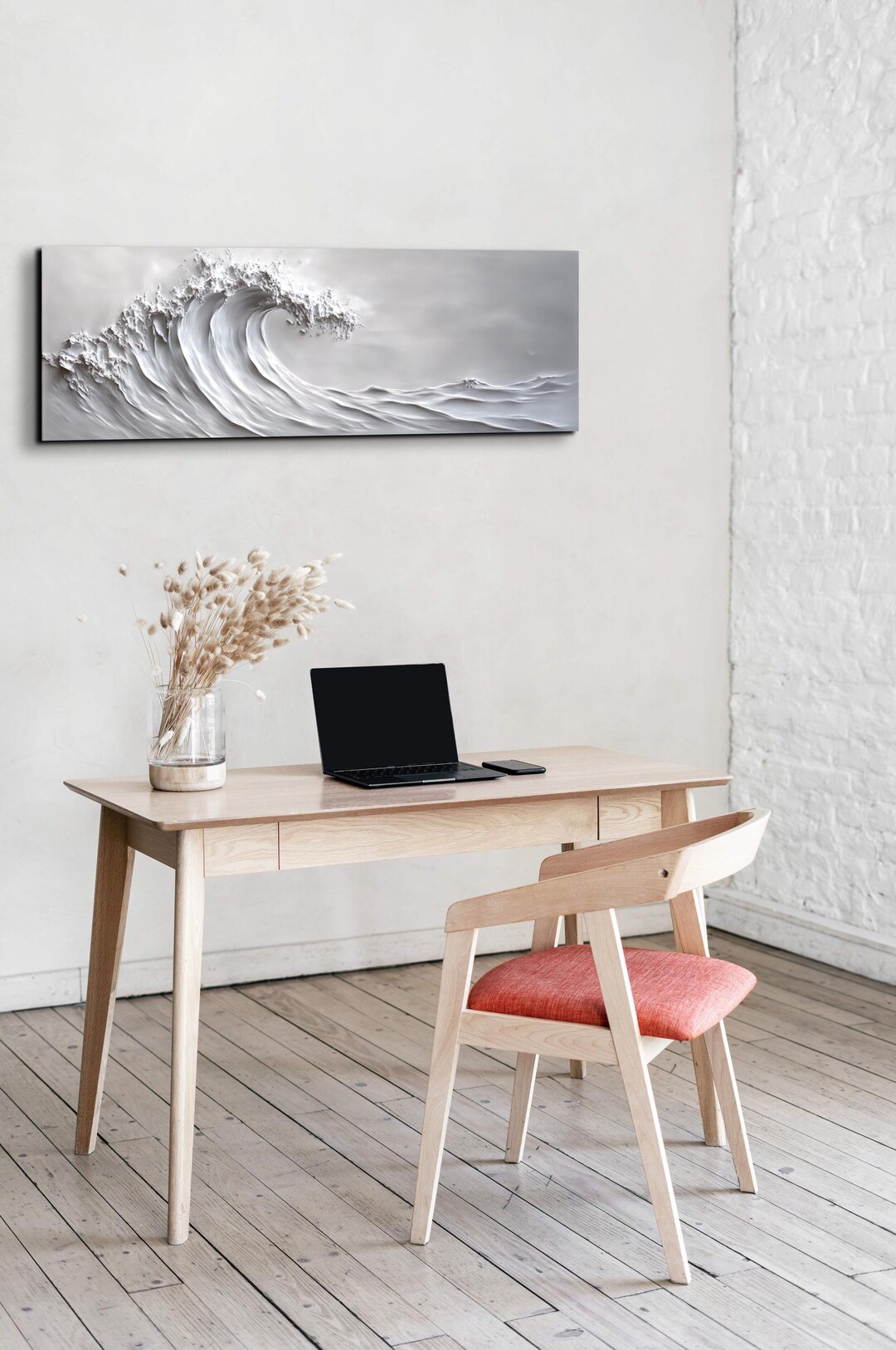 The Original Mono Wave Landscape, Tranquil Landscape Art, Ready to Hang ...