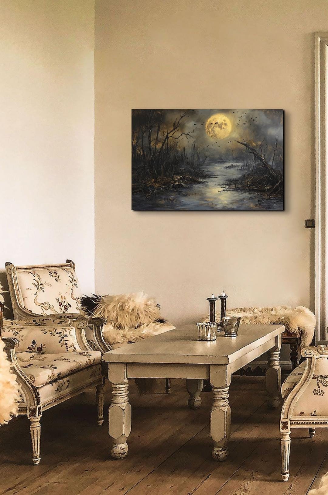 The Original Haunted Swamp Ready to Hang Canvas Wall Art Print ...