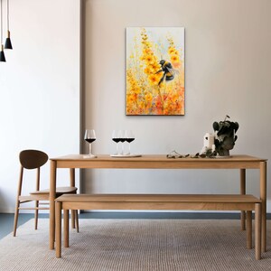 Watercolor Bumble Bee Canvas Wall Art - Etsy