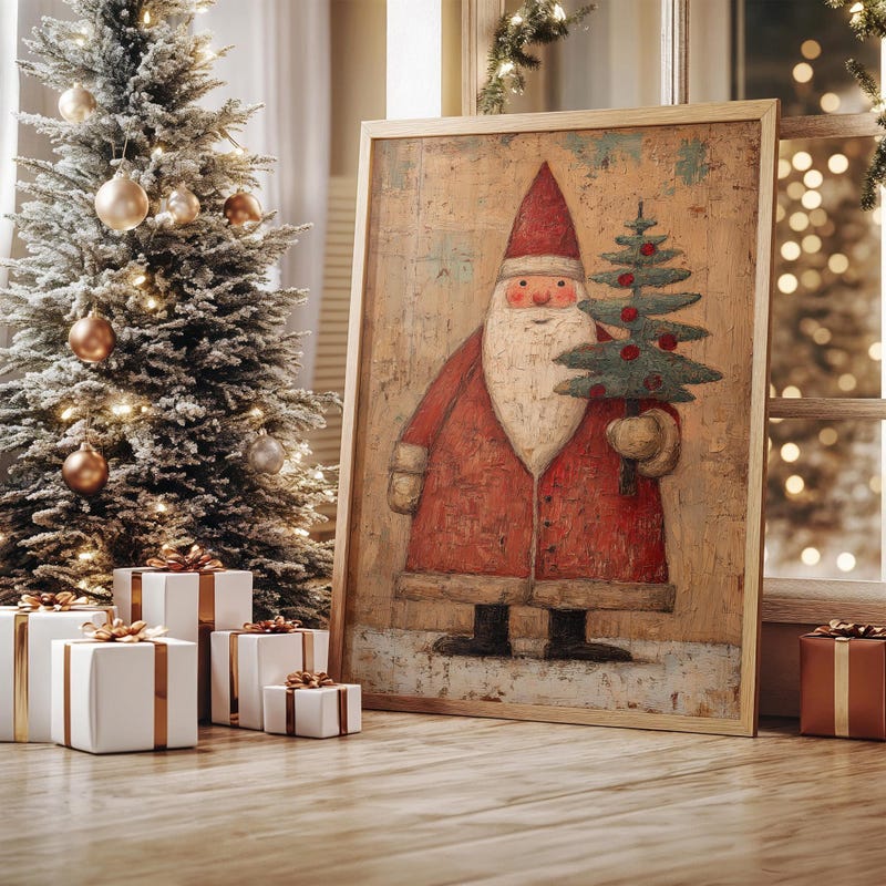 Retro Rustic Folk Art - Etsy