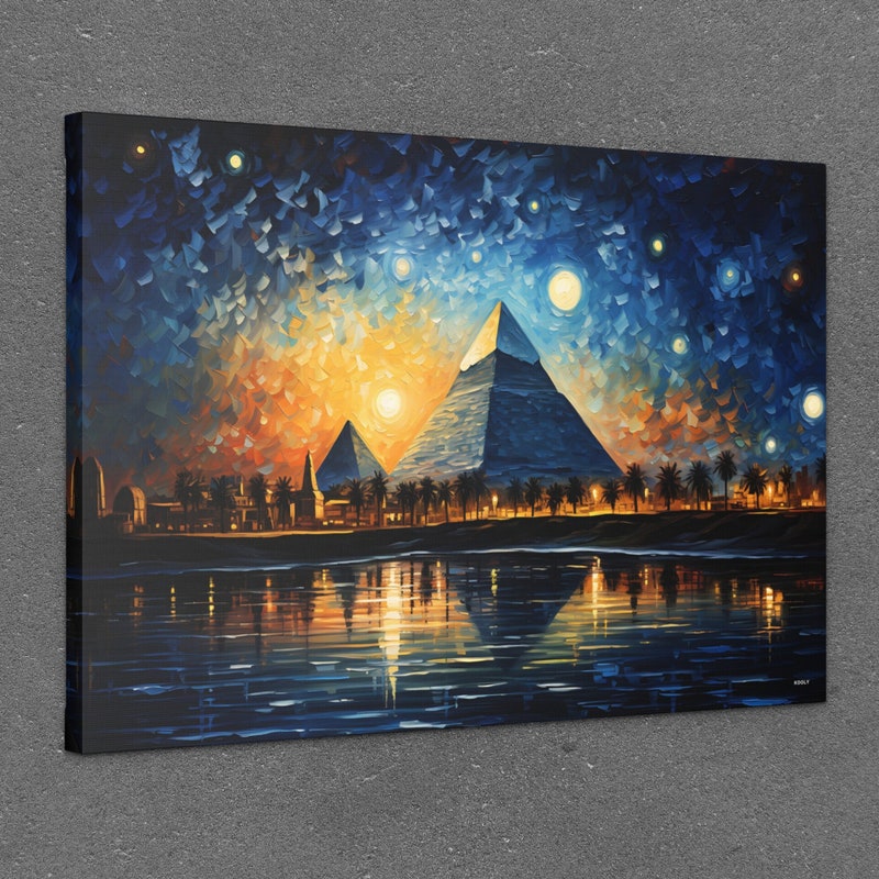 Pyramid Painting - Etsy