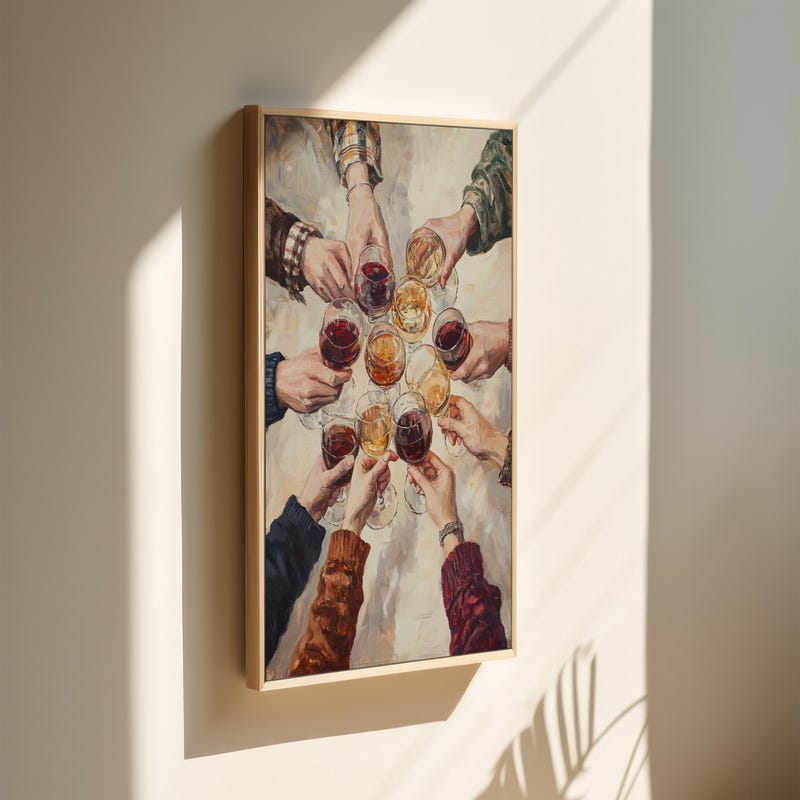 Cheers Painting - Etsy