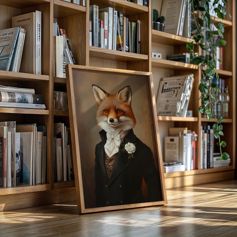 Whimsical Fox - Etsy