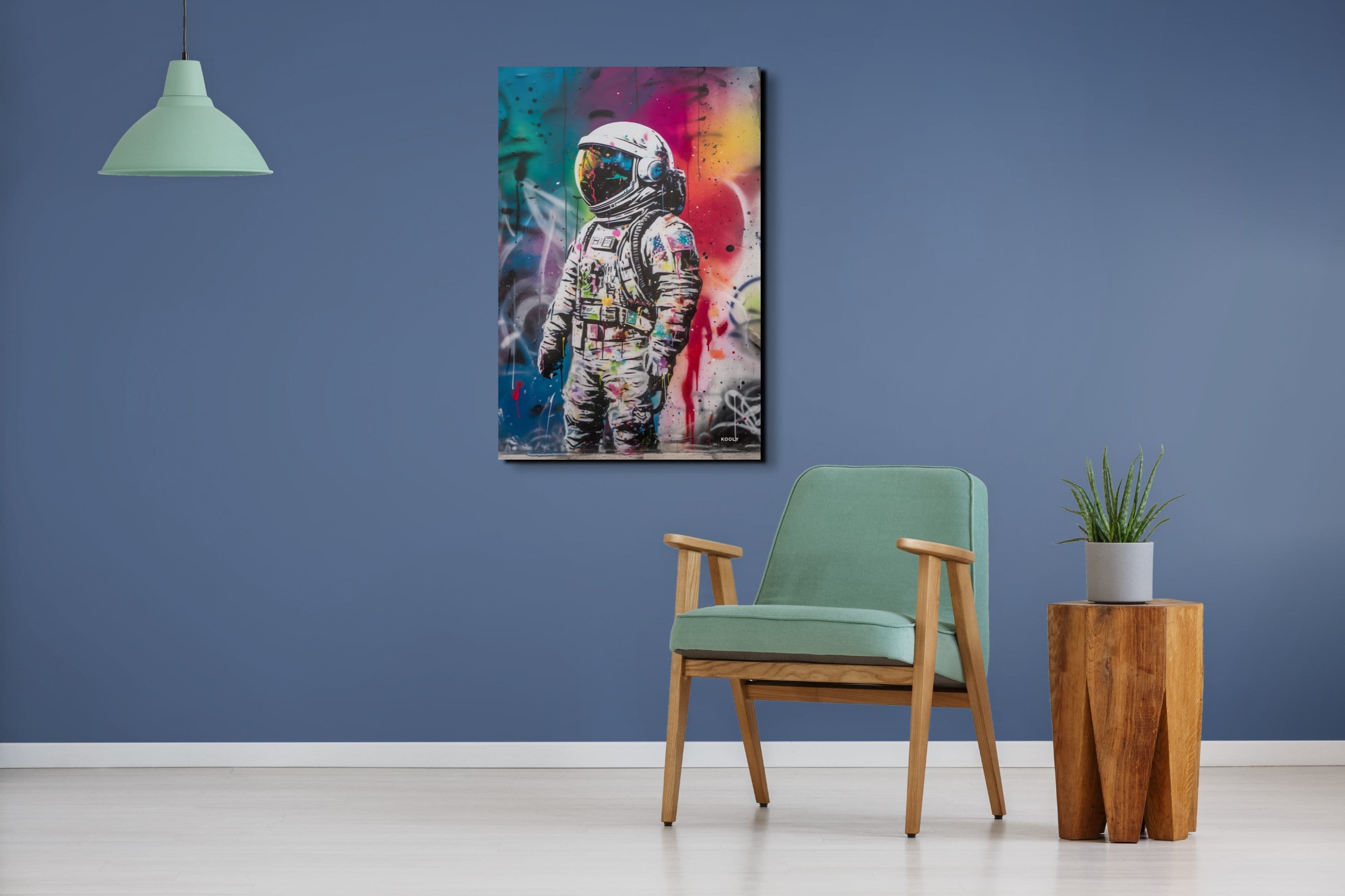 Banksy Inspired Graffiti Astronaut Canvas Art, Astronaut Art,canvas ...
