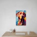 Brown Labrador Retriever Dog Pop Art Portrait Painting Cavas Print or ...