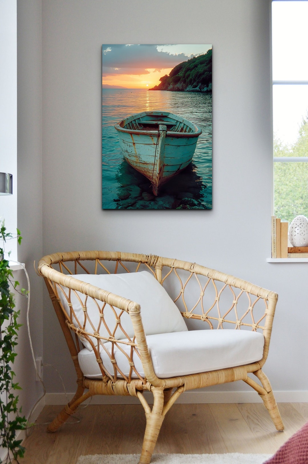 Old Wooden Ship Nautical Decor, Lakehouse Decor, Coastal Decor ...