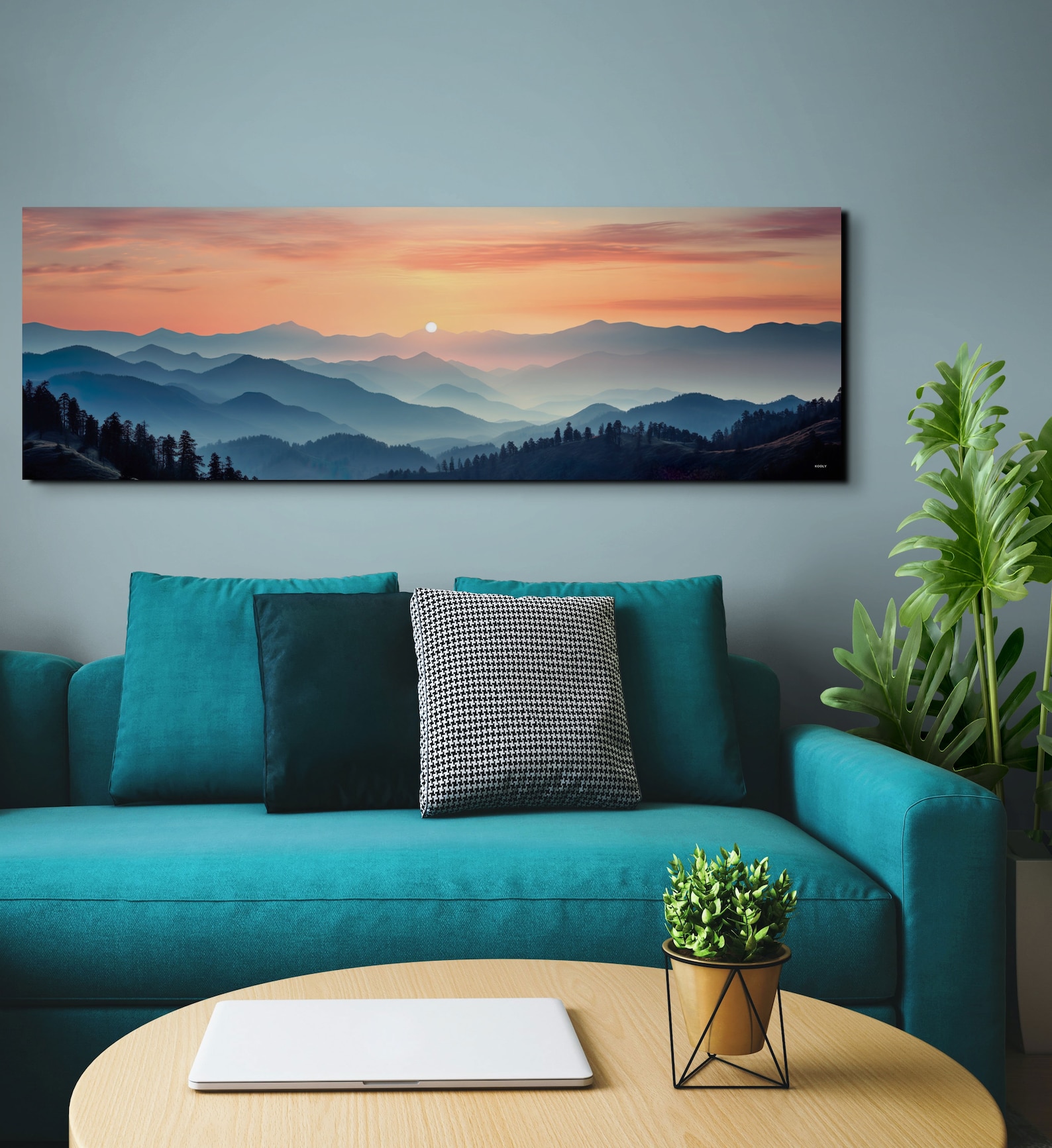 Panoramic Montana Big Sky Skyline, Montana Artwork, Mountain Art ...