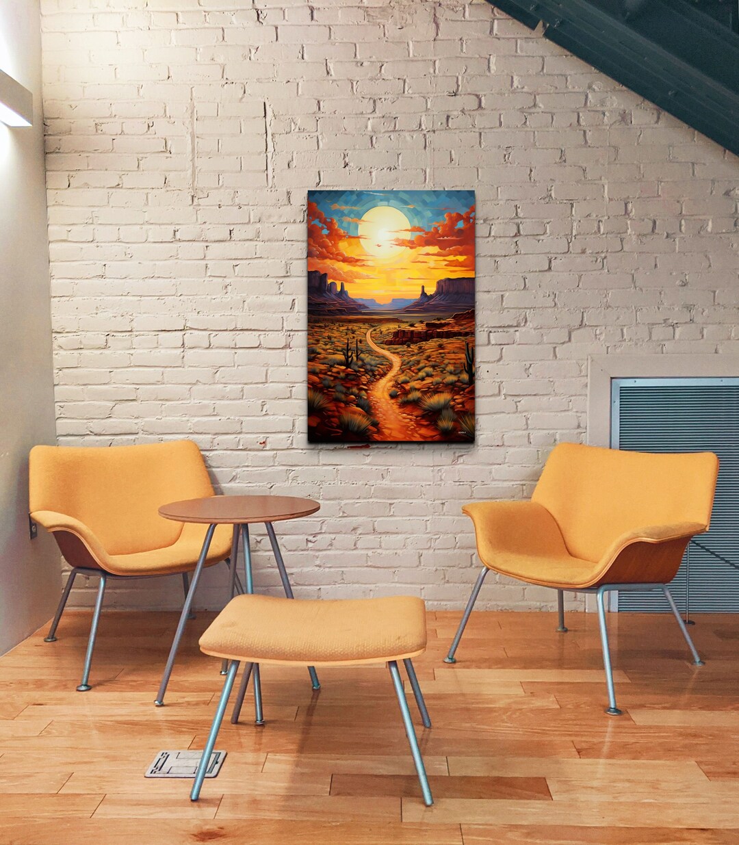 Southwestern Canvas Wall Art, Southwestern Art, Boho Canvas Wall Art ...