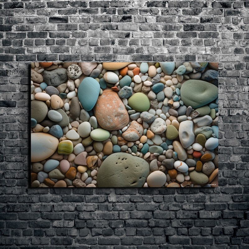 Beach Stone Art - Etsy