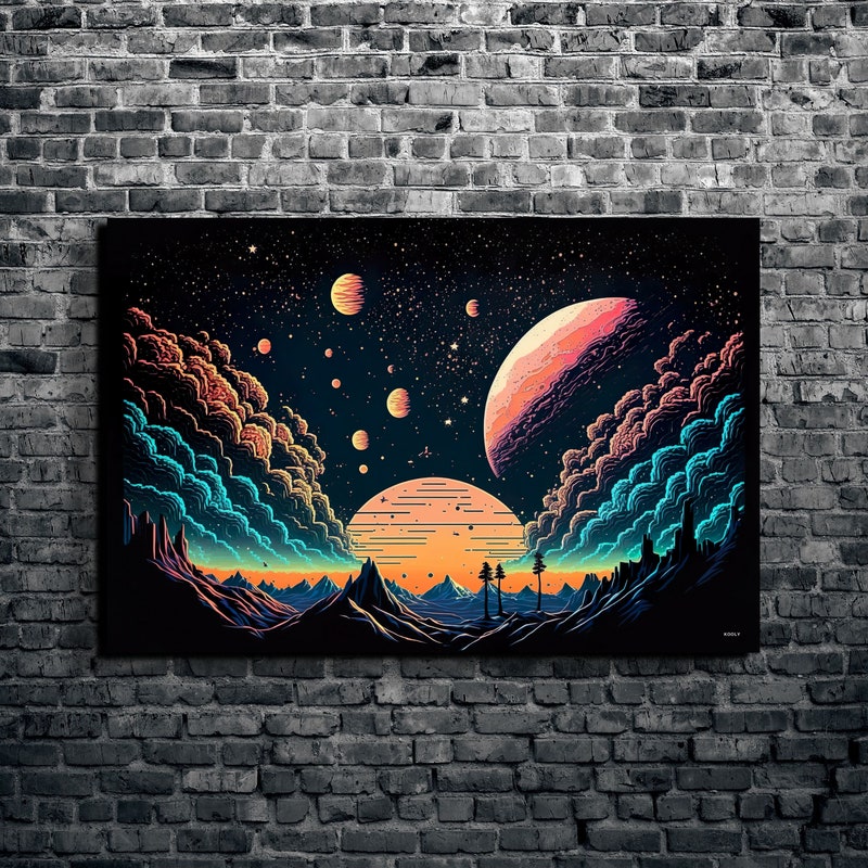 Space Wall Art - Etsy