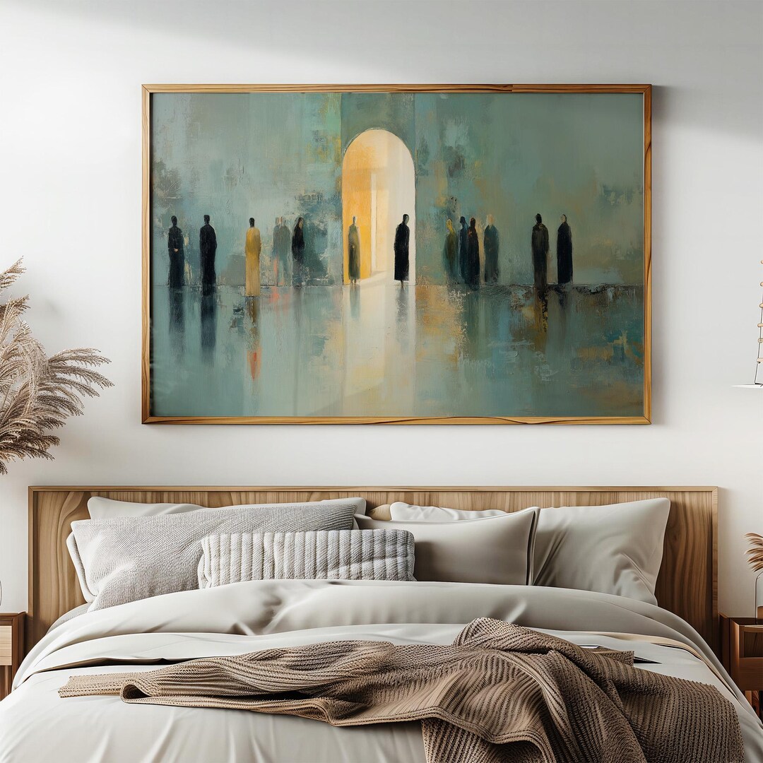 The Narrow Gate | Symbolic Abstract Painting of Spiritual Passage - Etsy