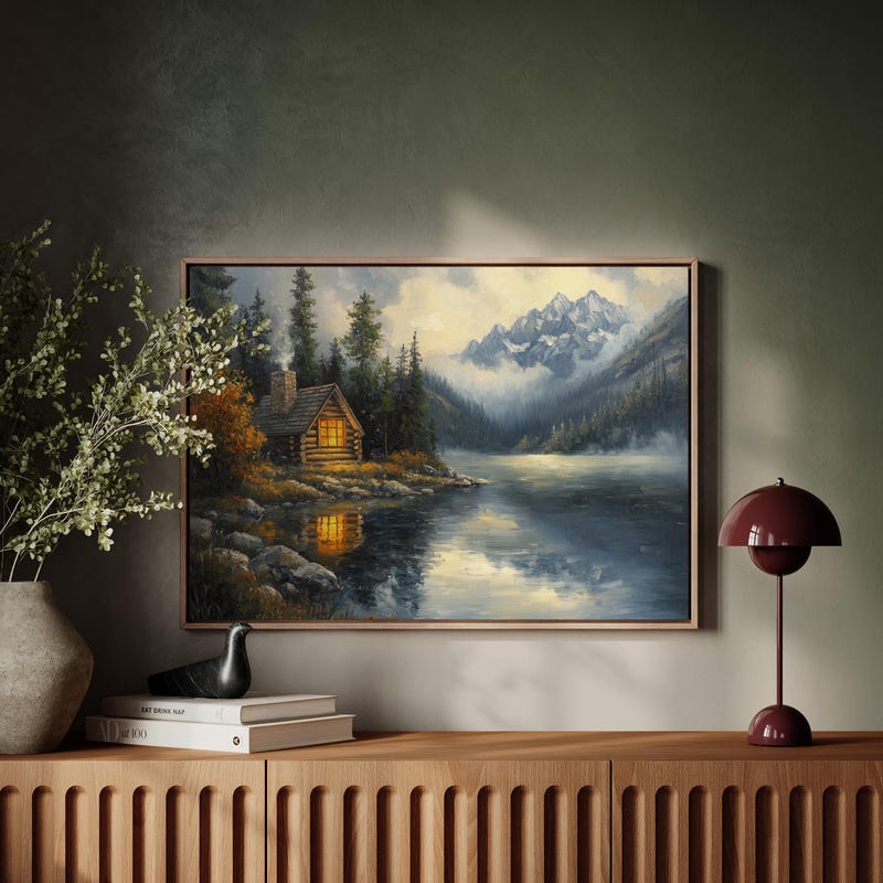 Vintage Log Paintings - Etsy