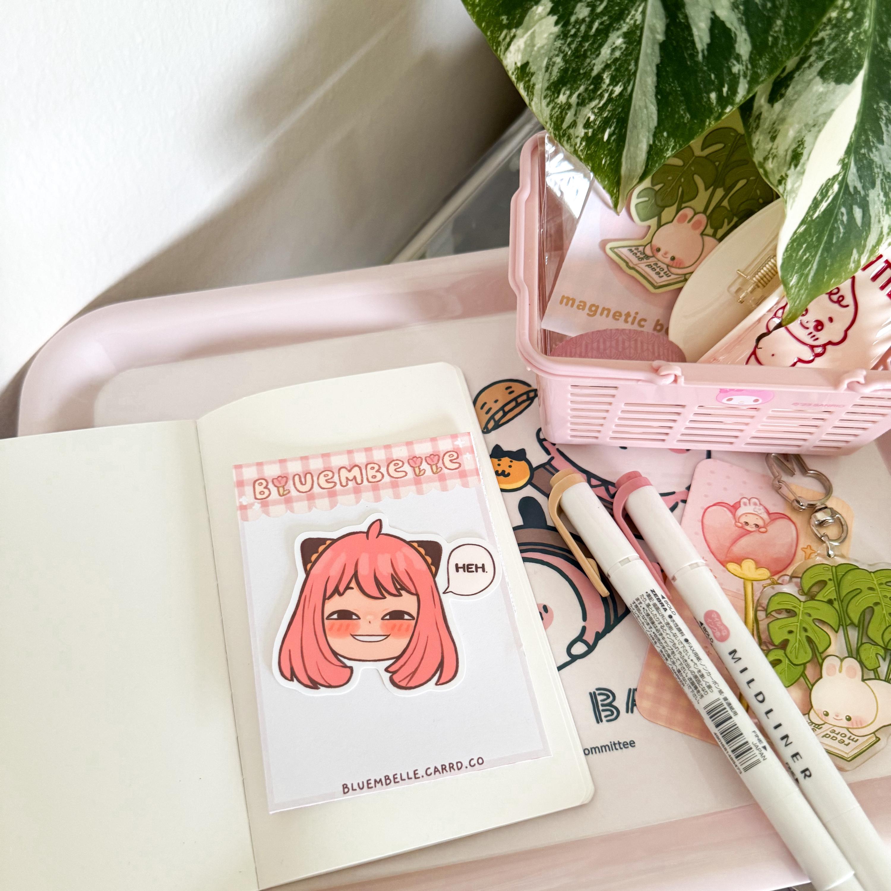 Anya Meme Stickers | Sxf Anime Fans | Water-resistant Sticker for ...