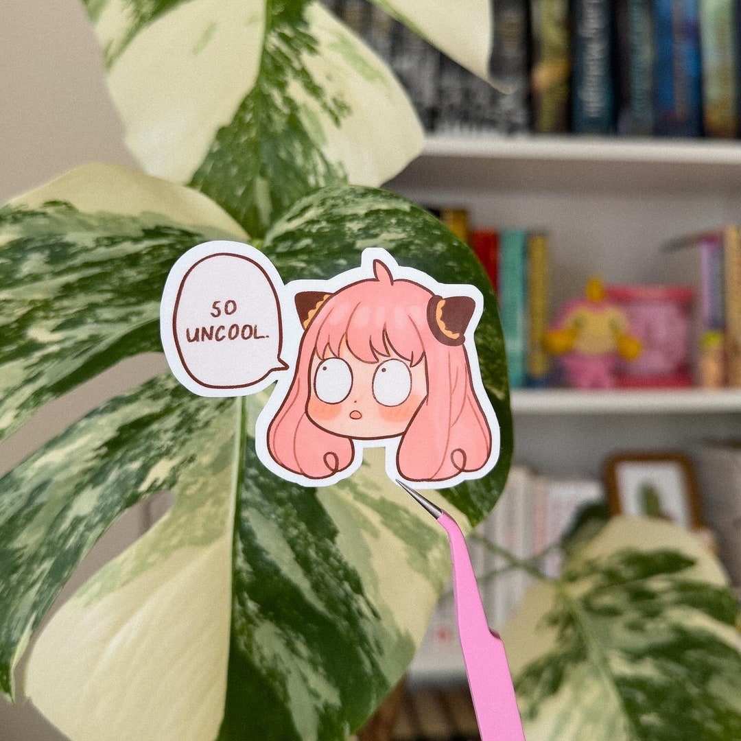 Anya Meme Stickers | Sxf Anime Fans | Water-resistant Sticker for ...