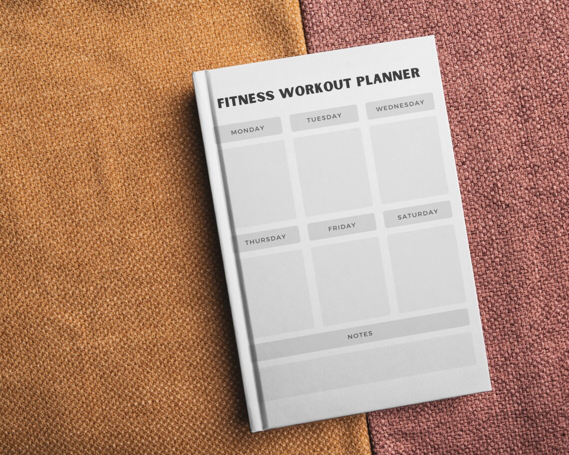 Fitness Workout Tracker Printable Daily Exercise Planner - Etsy