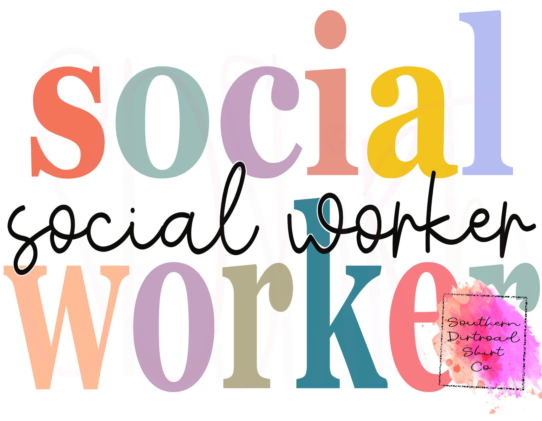 Social Worker PNG - Etsy Canada